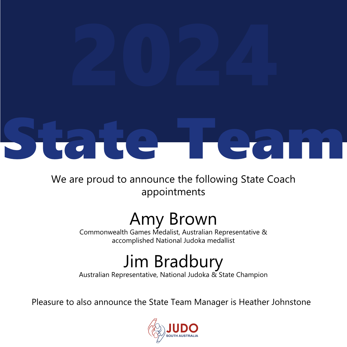 State Coaches Announced – JudoSA